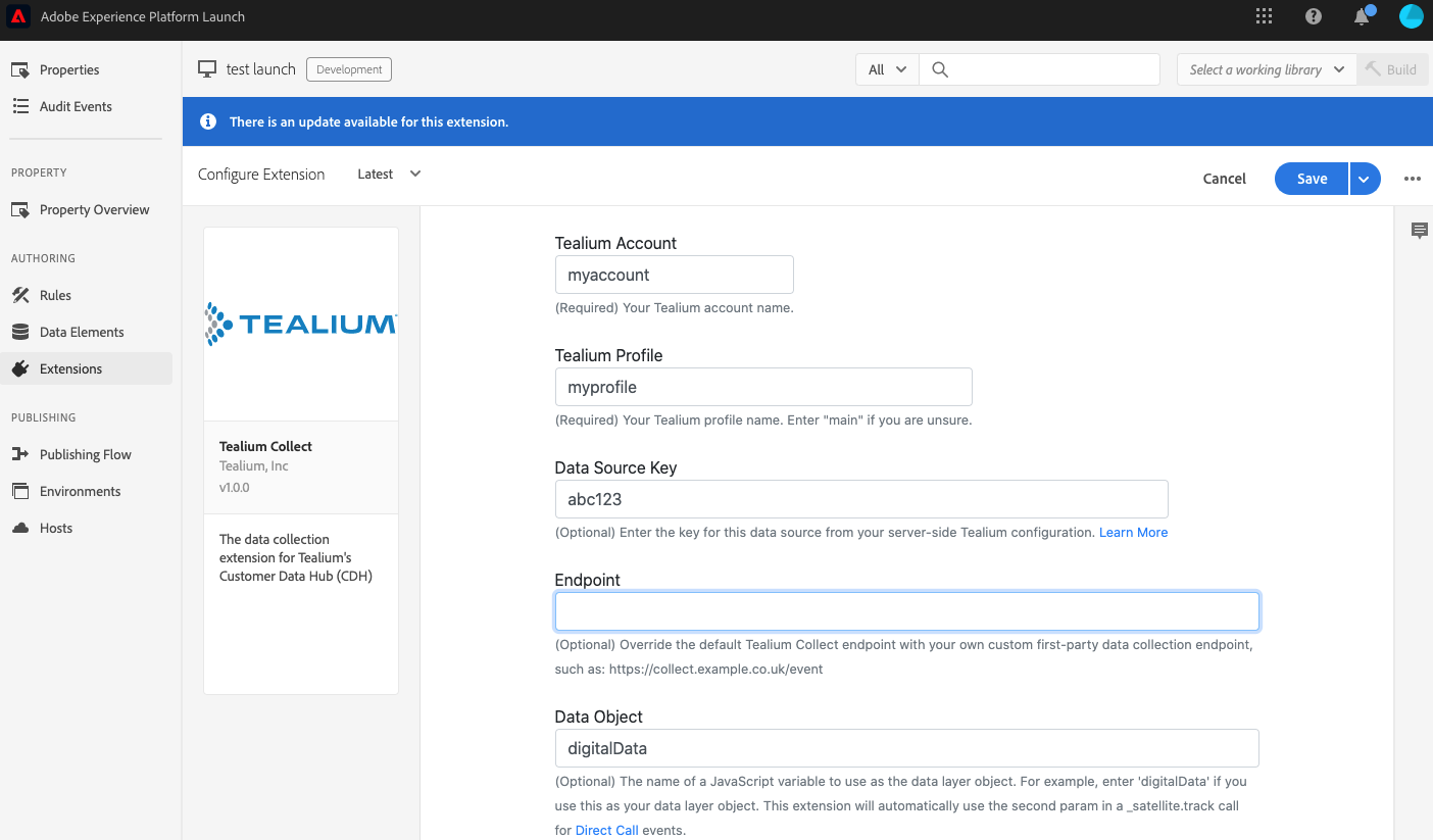 Install | Tealium Collect for Adobe Experience Platform Launch |Tealium ...